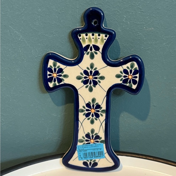 Boleslawiec | Wall Decor | Nwt Polish Pottery Wall Cross From ...